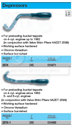 83 euro golf.. 1.5L carb'd.. which valve depressor (tool) ??? | VW ...