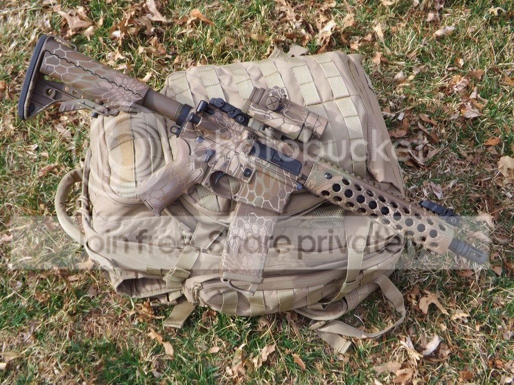 CeraKote Kryptek Nomad refinish > Refinishing > AR15.COM