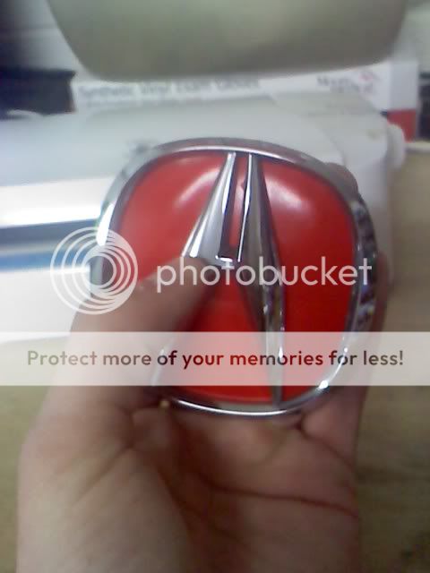 DIY Red Acura Badges. With PICS =] Front or Rear!! | Acura RSX, ILX and ...