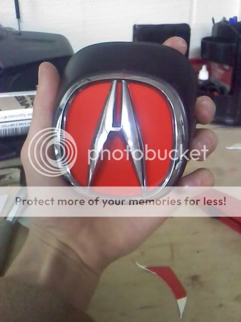 DIY Red Acura Badges. With PICS =] Front or Rear!! | Acura RSX, ILX and ...