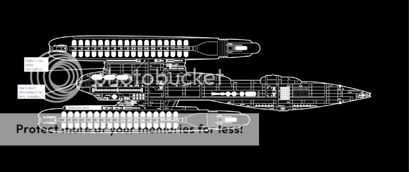 Challenger Class Orthographic Chart (Blender) — Scifi-Meshes.com