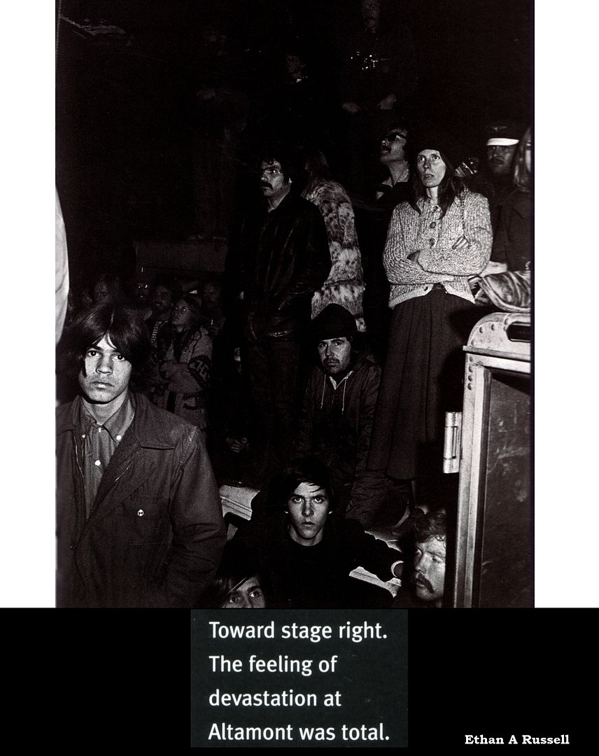 What's up with that angry Hells Angel on stage at Altamont?