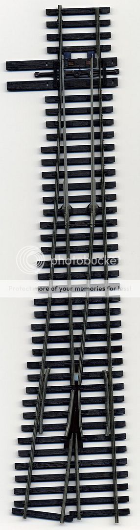 Do you want to know how a Peco code 83 HO scale turnout looks like ...