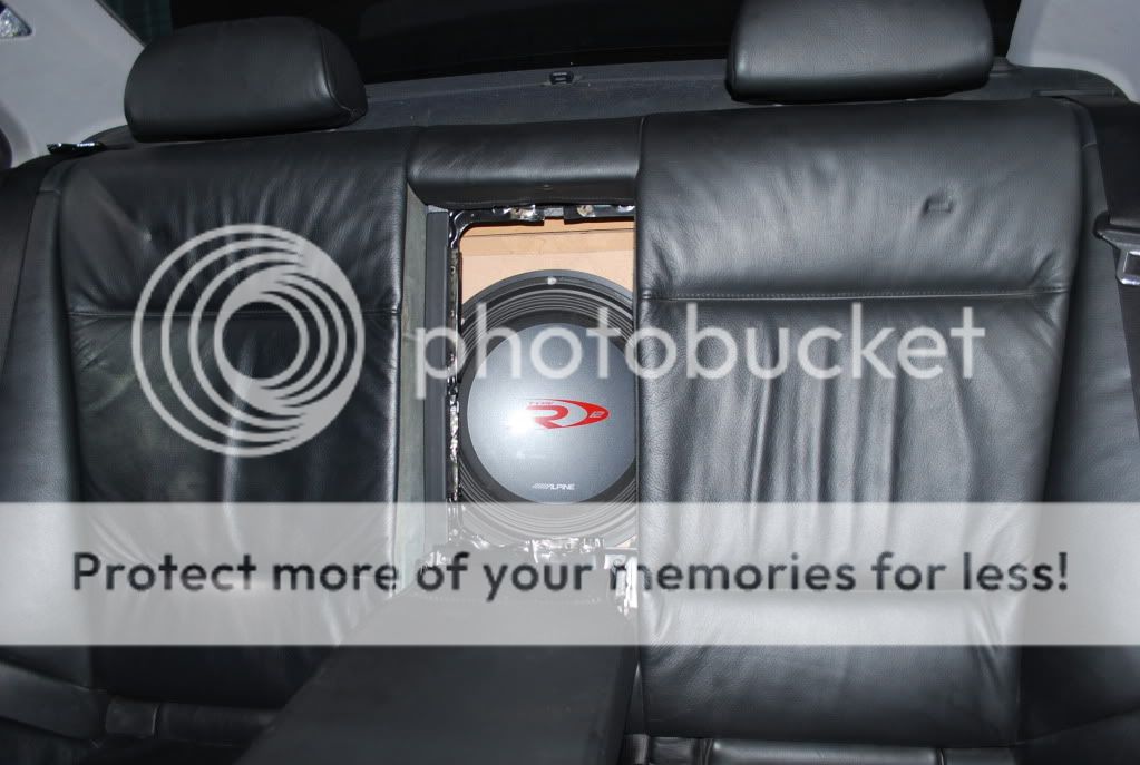 DIY : custom subwoofer enclosure with side compartments | BMW E46 ...