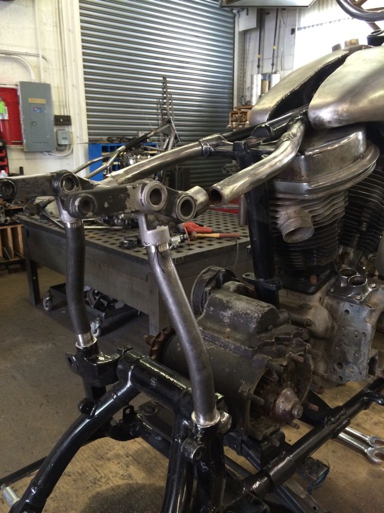 New Panhead build getting started 1958 drop seat frame based | Jockey ...