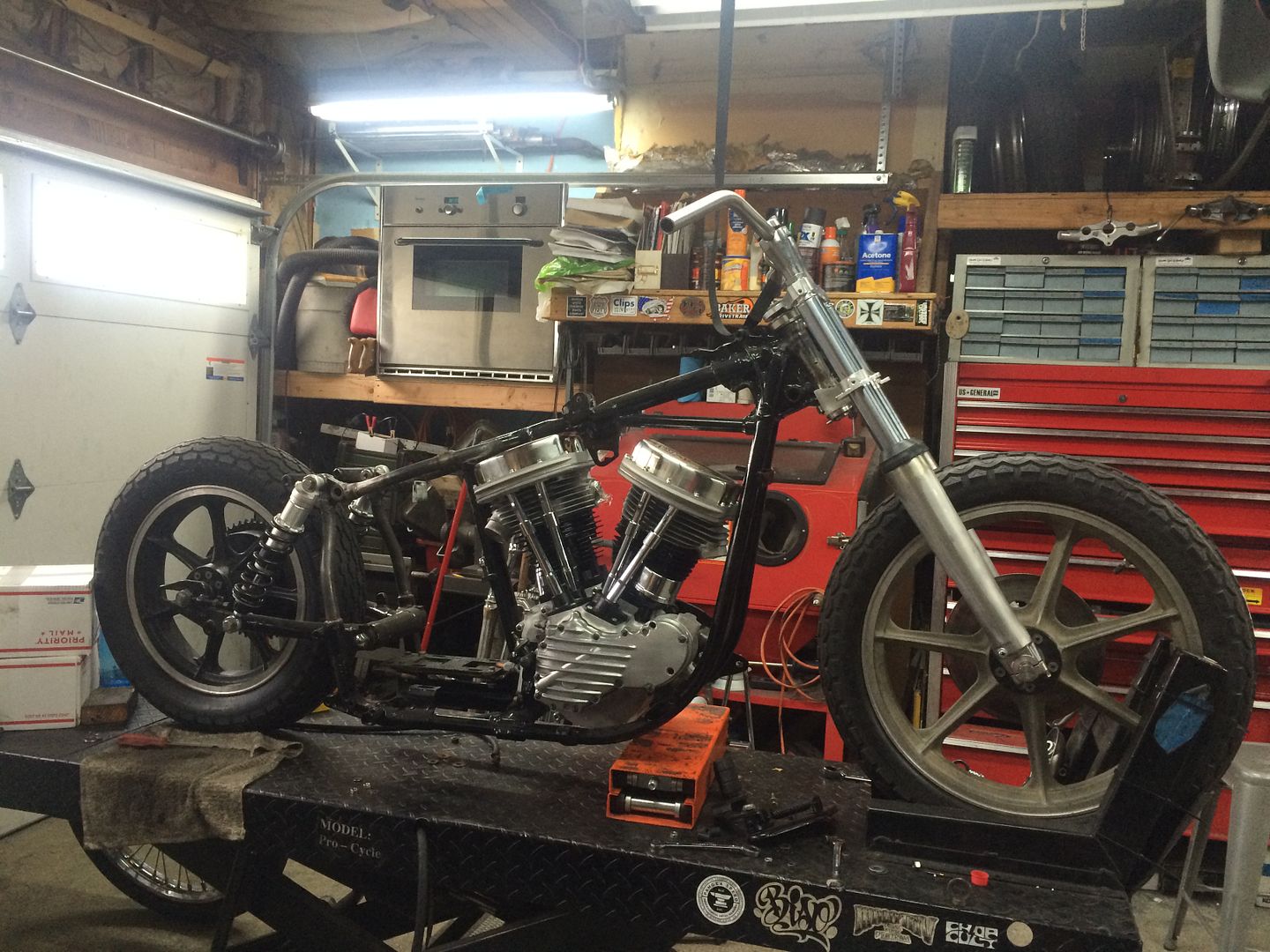New Panhead Drop Seat Frame Swing Arm Build Getting Started - ChopCult