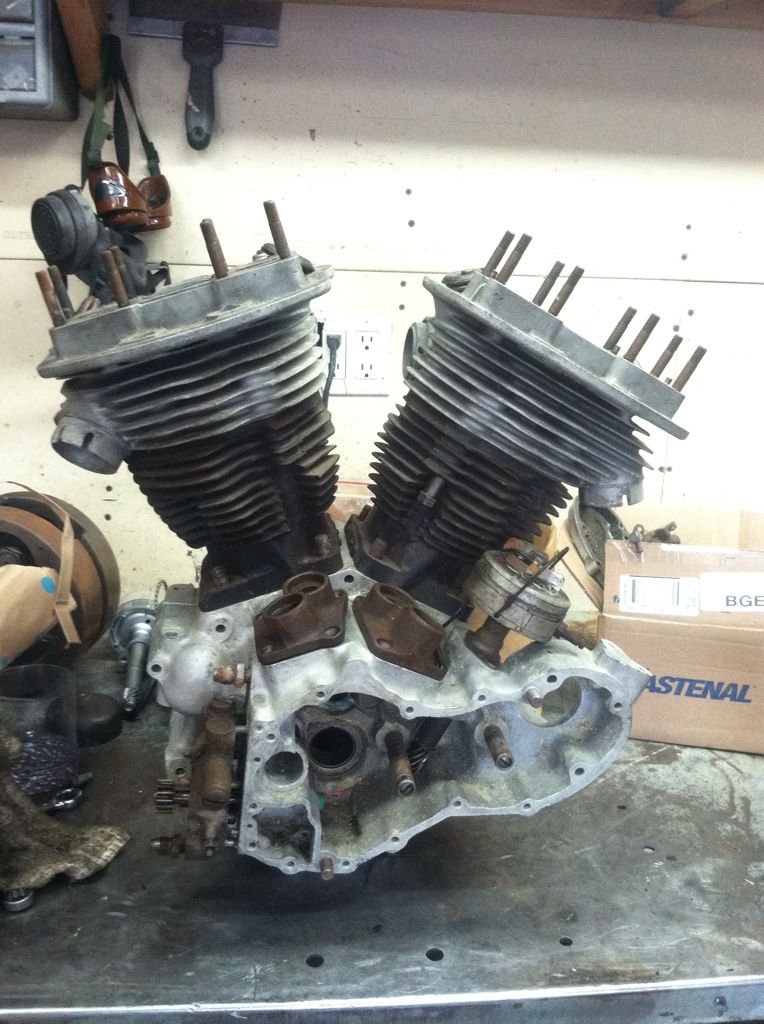 New Panhead build getting started 1958 drop seat frame based | Jockey ...