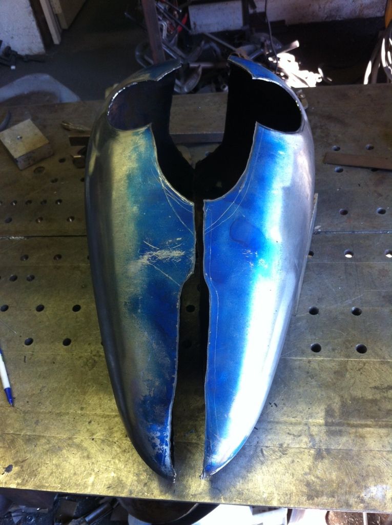 New Panhead Drop Seat Frame Swing Arm Build Getting Started - ChopCult